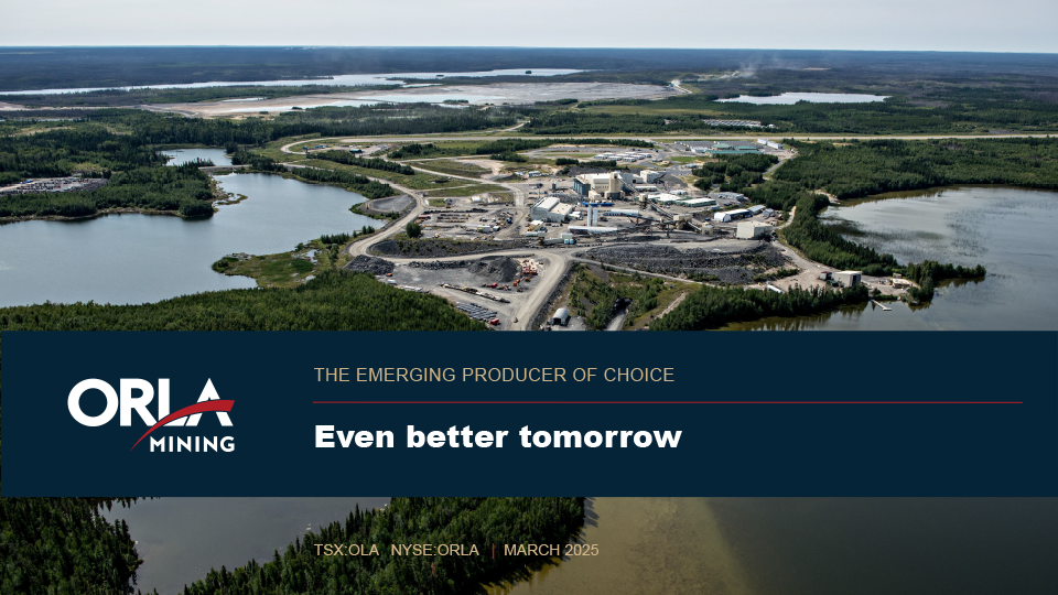 March Corporate Presentation - Orla Mining